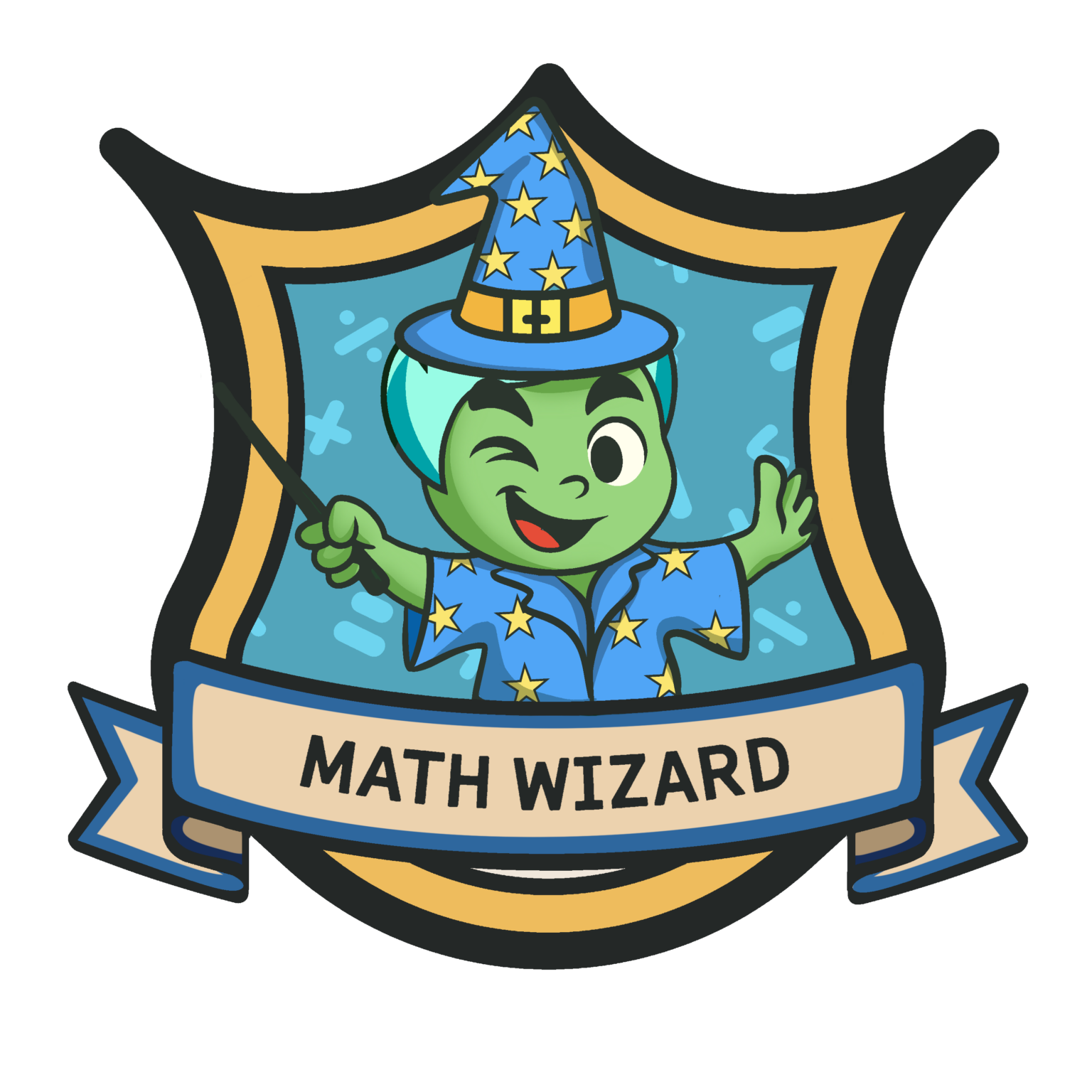 Math Wizard NFT Badge – Celebrate Learning Success | Giga-Mint